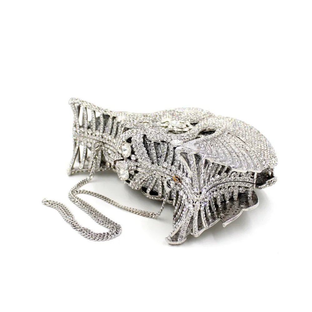 Wholesale Beaded Women Metal Frame Clutch Purse With Pearl And ...