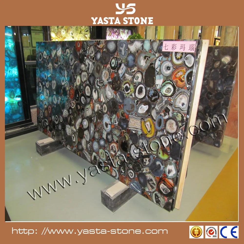 Gemstone Large Agate Slabs For Table Top &tiles Decoration - Buy Large ...