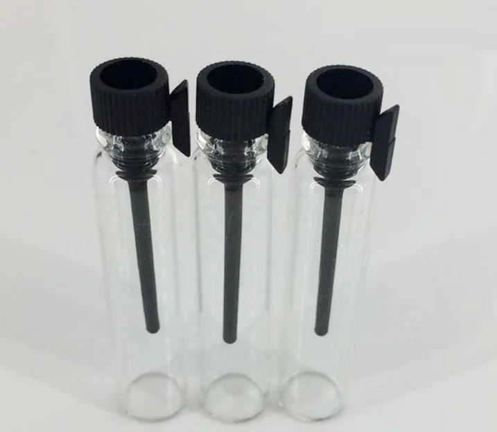 1ml Small Vial For Essential Oil Perfume Test Bottle Mini Sub Glass ...