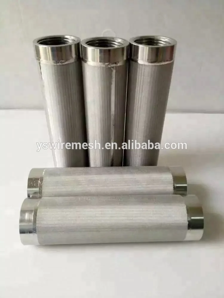 5um Stainless Steel Micro Sintered Wire Mesh Filter Elements - Buy 5um ...