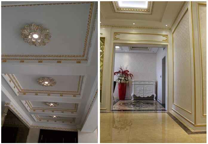 Pu Ceiling Molding For Interior Ceiling Decoration - Buy Pu Ceiling ...