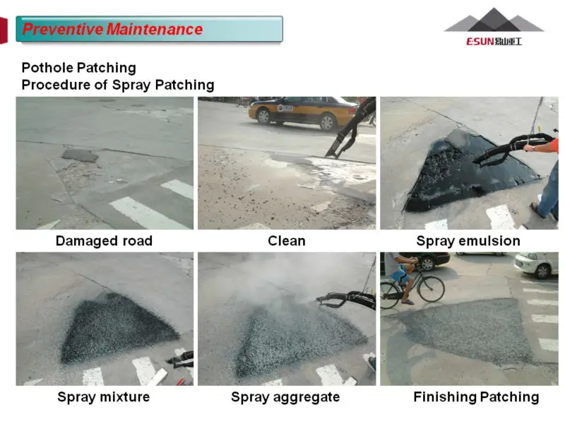 Pothole Patcher For Repair Asphalt Roads With Aggregate And Cold ...