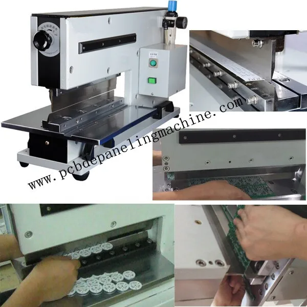 Pneumatic Guillotine Fr4 Pcb Cutting Machine . Cb V-cut Machine/pcb V ...