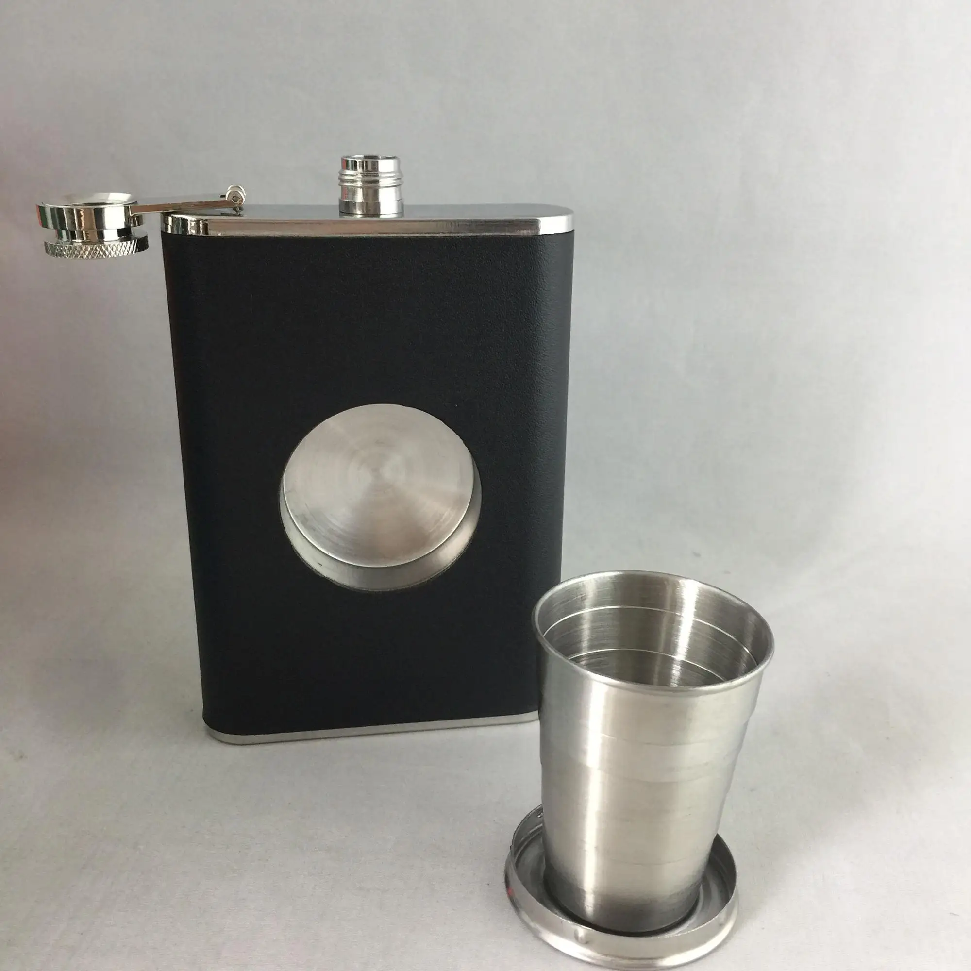 Custom Design Stainless Steel Outdoor Travel Whiskey Hip Flask With ...