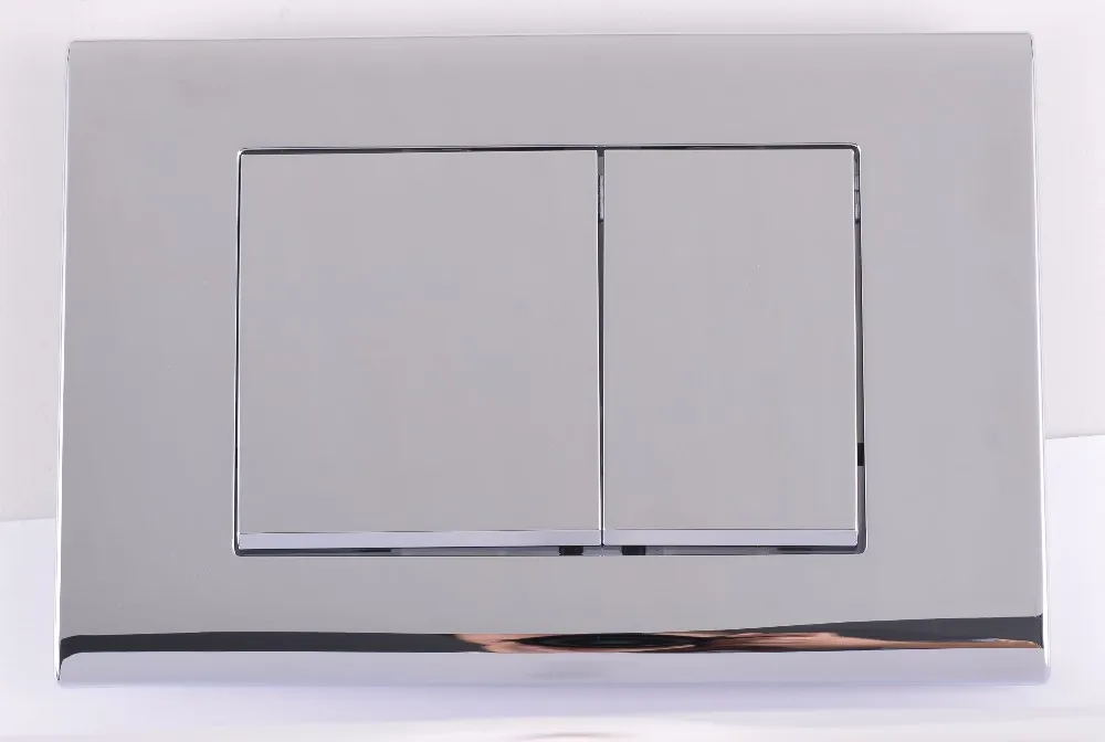 Chrome Dual Flush Button Push Plate For Concealed Cistern - Buy For ...