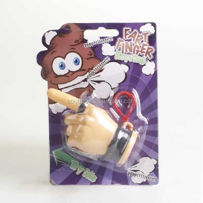 Hand Joke Electric Pull My Finger Fart Keychain Fart Noise Sounds Toy ...