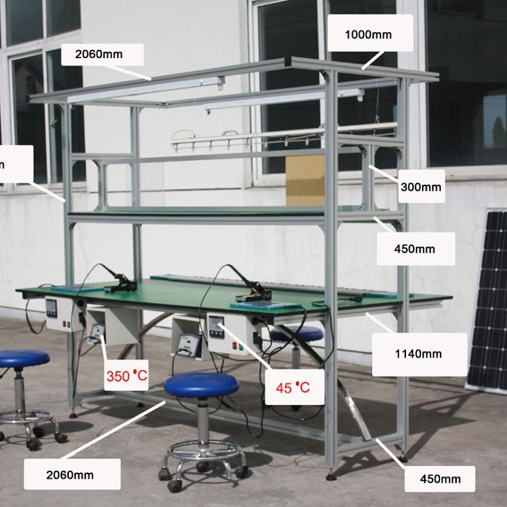 Solar Cell Soldering Station - Efficient PV Panel Production