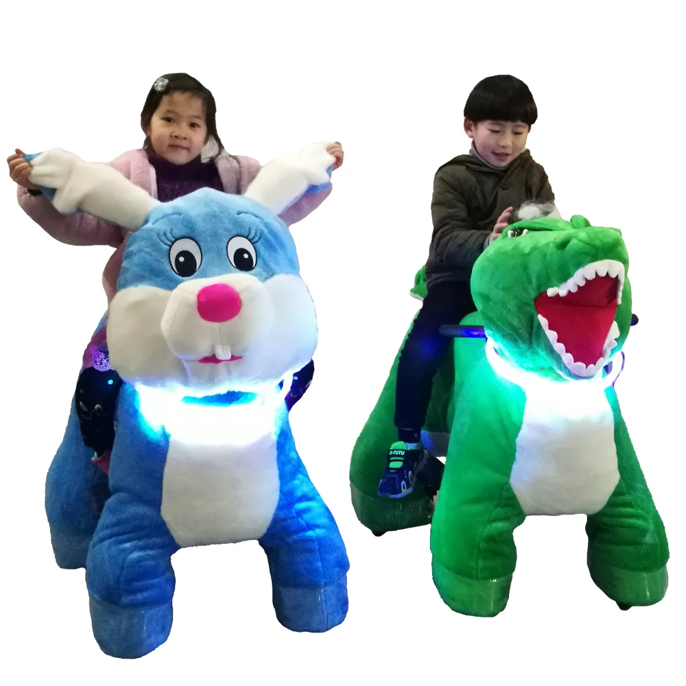 New Motorized Electric Ride On Animal Toys for Mall - Fun Plush Rides ...