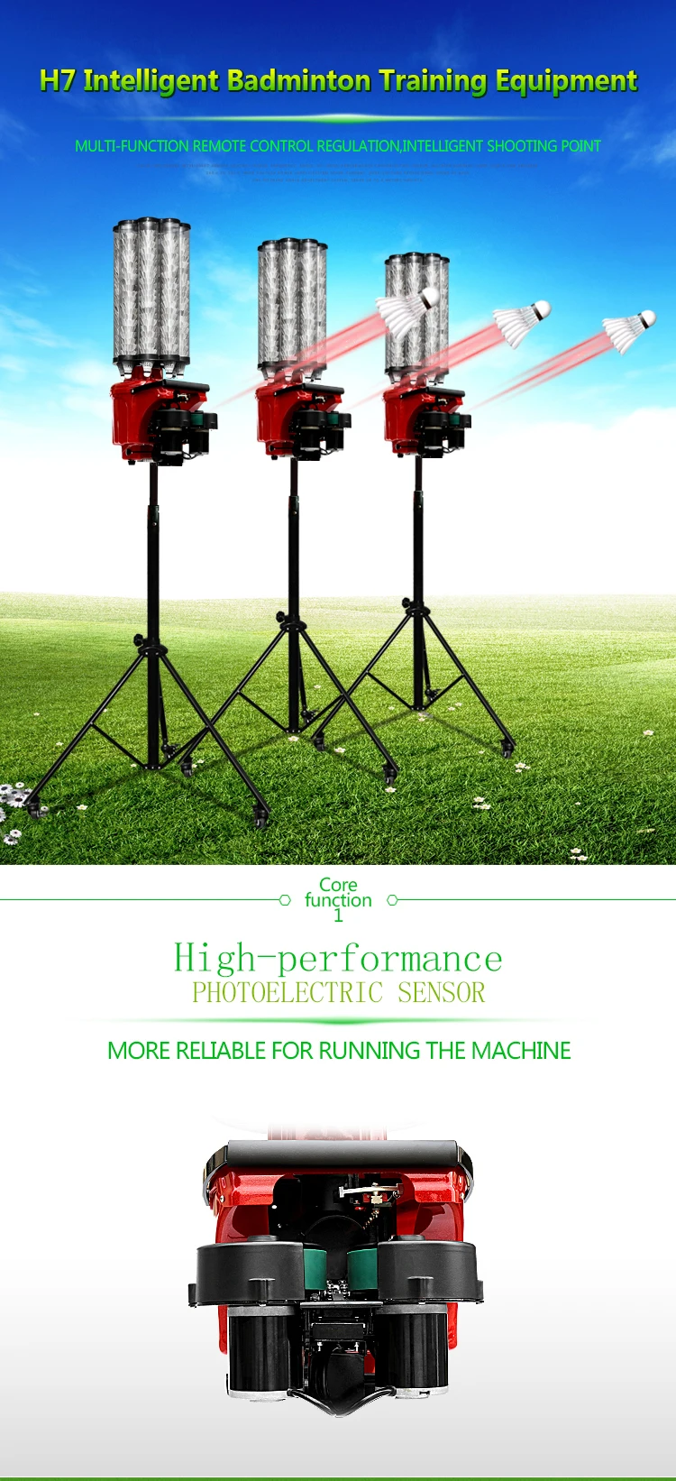 2018 New Automatic Ball Machine For Badminton Shuttlecock Training ...