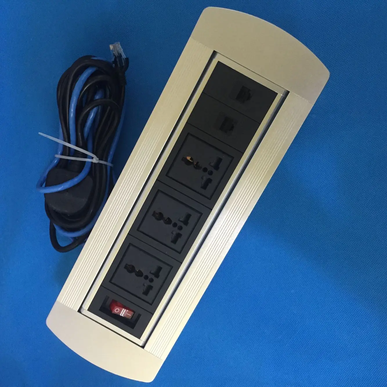 Universal Pwer Outlet Manual Flip Up Desktop Socket With Rotating ...