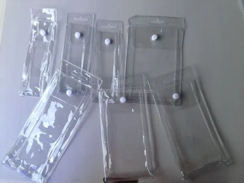 Clear Pvc Plastic Bag With Snap Button Pvc Zipper Bag Small Plastic Bag ...