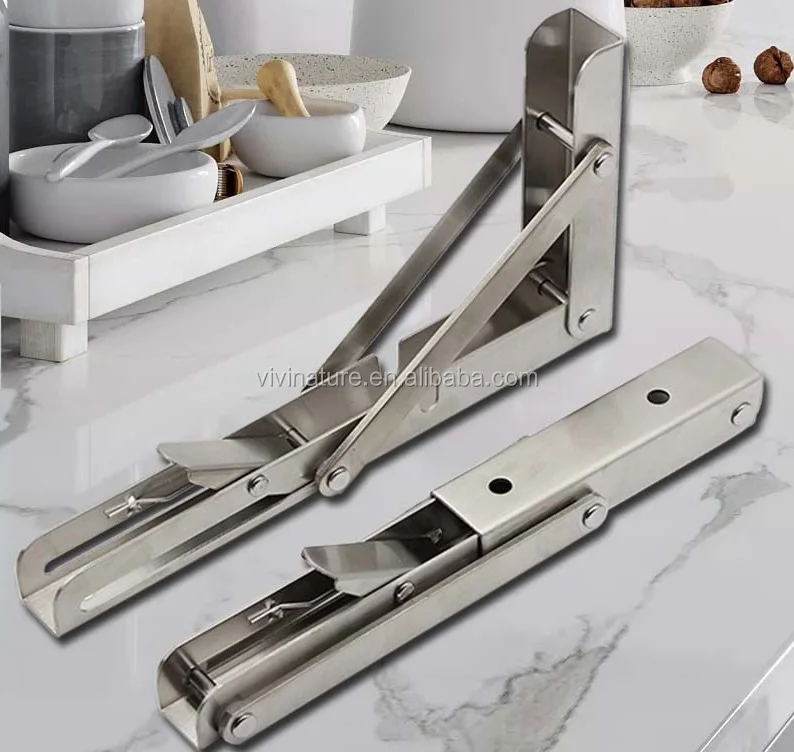 Vouwen Plank Beugel Rvs Driehoek Wall Mount Ondersteuning Wit Zware ...