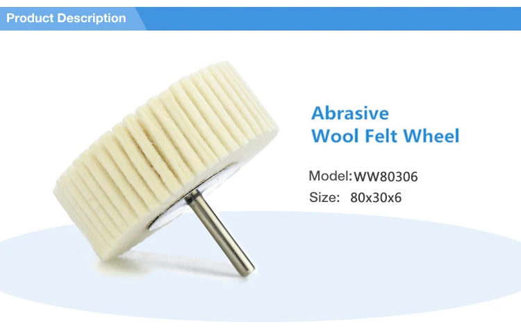 Steel Wool Felt Buffing Polishing Wheel High Quality Size In 80*30*6mm ...