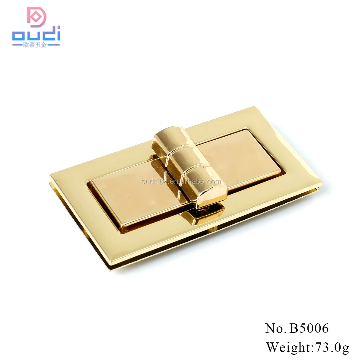 Metal Hardware Bag Twist Lock Rectangle Clasp Lock For Handbags ...