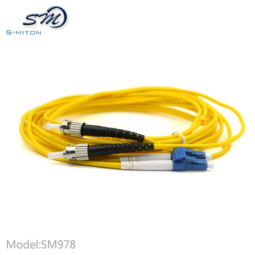 Multimode Duplex 62.5/125 LSZH LC/ST OM1 LC to ST Fiber Patch Cable ...