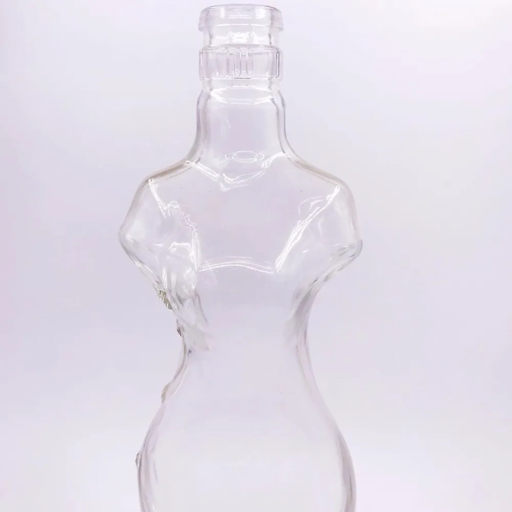 Unique White Fancy Vodka Decorative Liquor Woman Body Shaped Glass ...
