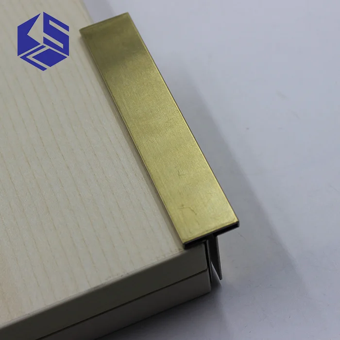 Superior Stainless Steel T Shape Brass Hairline Strips