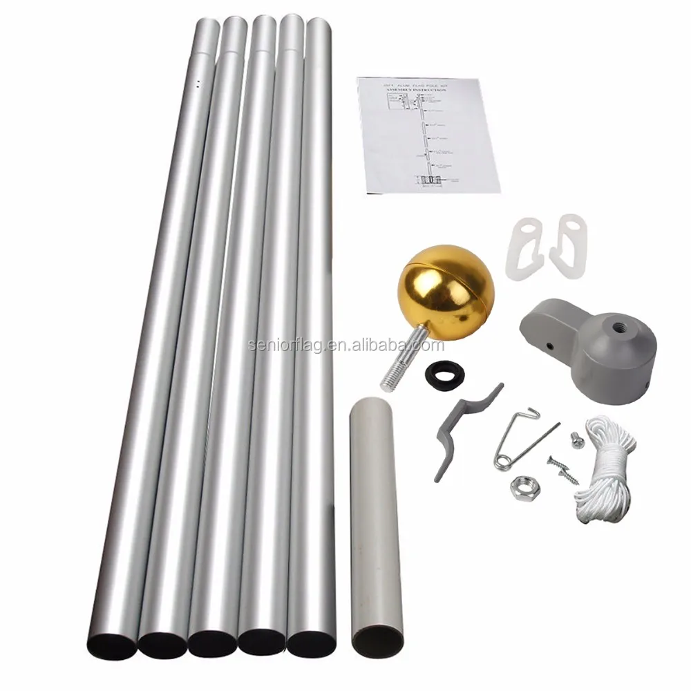 High Quality Outdoor Square Not Rust 6m 20ft Aluminum Telescoping ...