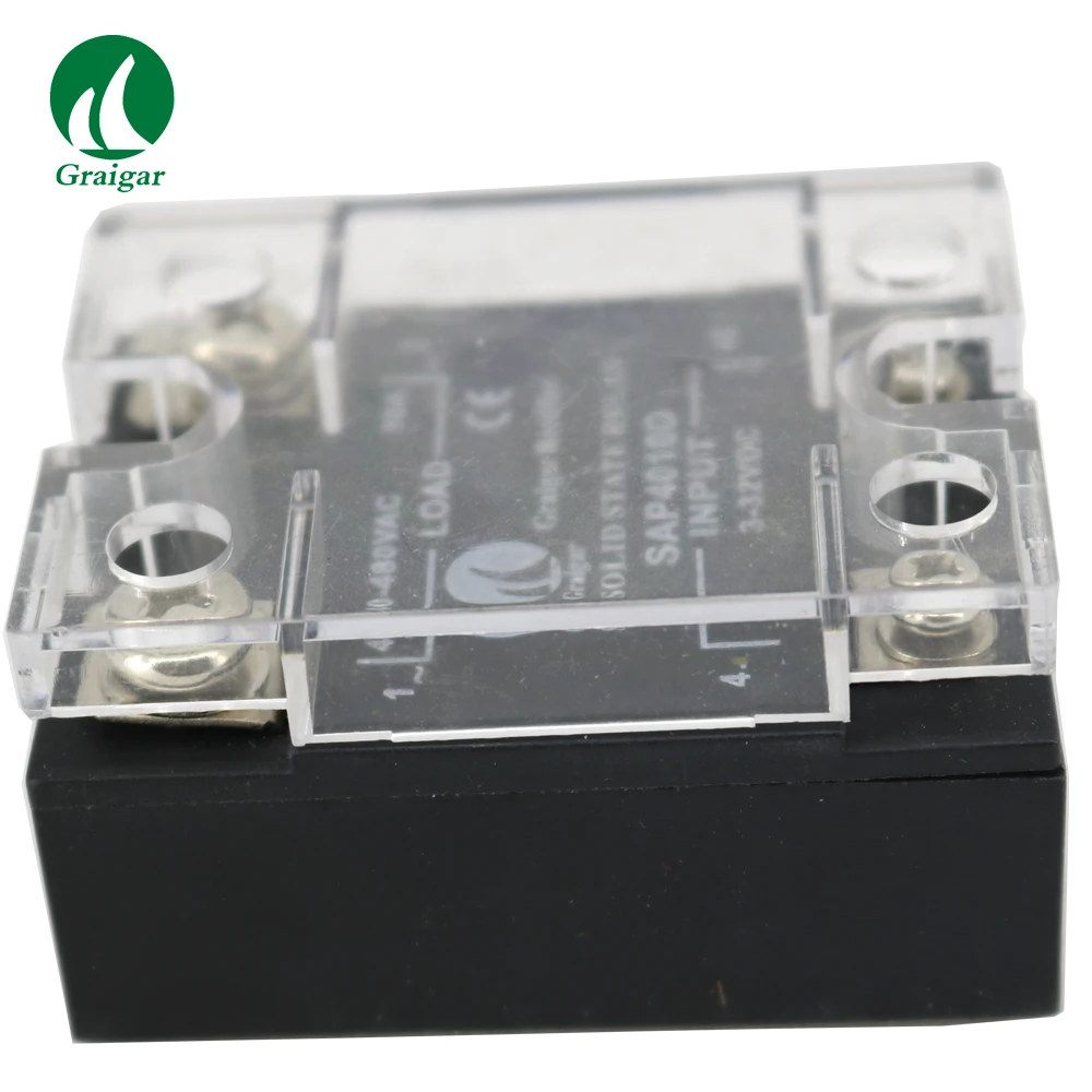 Single-phase Solid State Relay Ssr Sap4080d 80a 40-480v Dc Control ...