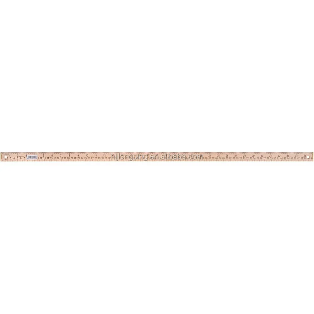36'' Wood Yardstick - Essential Measuring Tool for Households