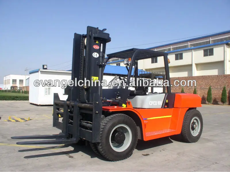 Heli CPCD100 Forklift - 10 Tons Diesel Hydraulic Power
