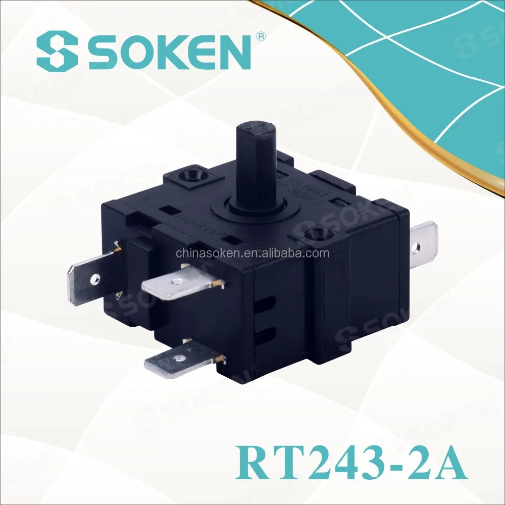 Soken Brand Appliance Electric 5 Position Rotary Selector Switch 16a ...