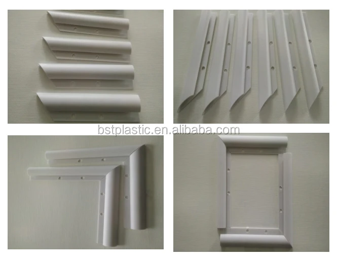 6 Mm U Shaped Plastic Channel Gray Pvc Glass Edge Protection Profile ...