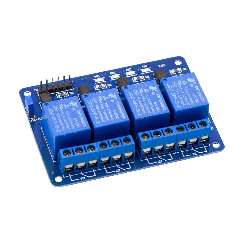 4 Channel 5v Relay Module With Optical Coupler Protection Expansion ...