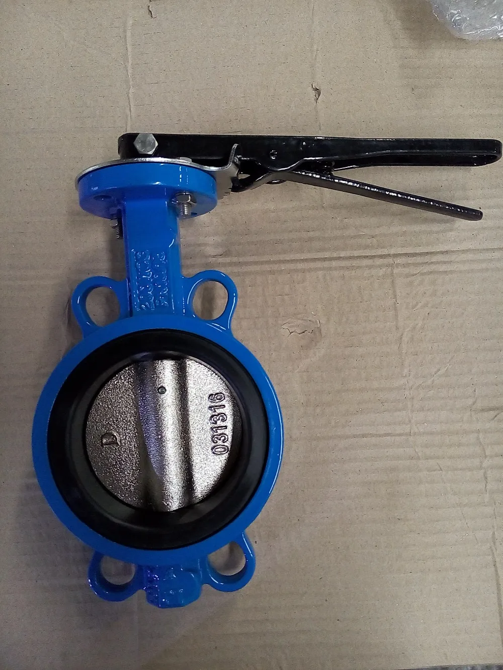 4 Inch Epoxy Powder Coating Wafer Butterfly Valve With Lever - Buy ...