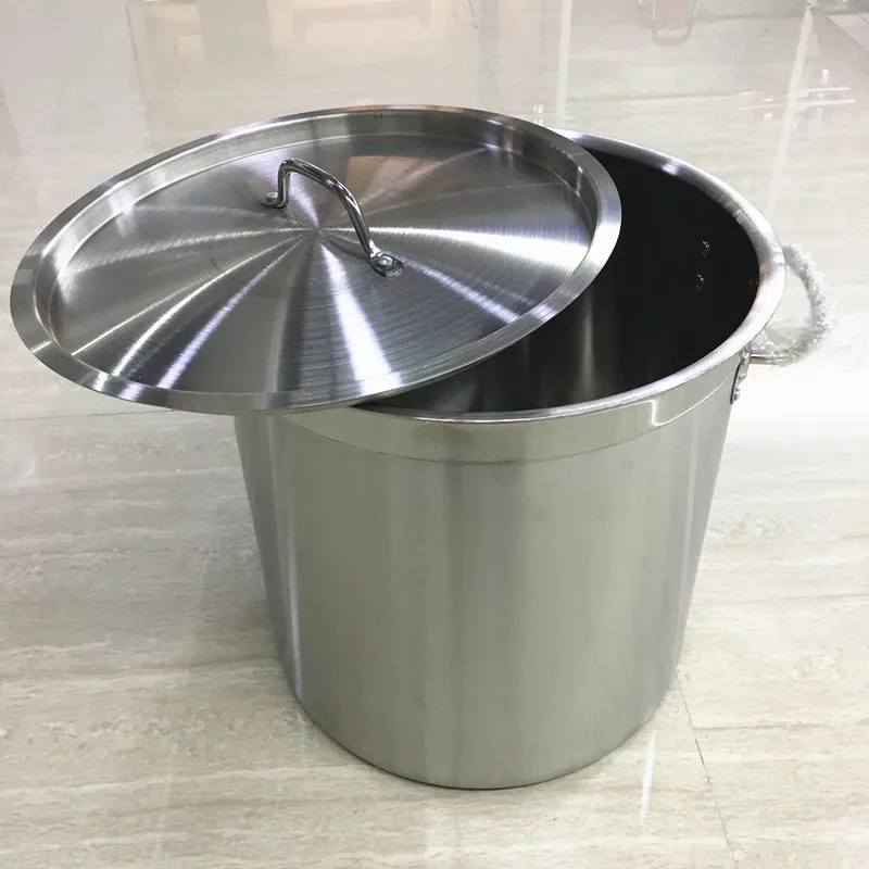 3-ply Bottom Stainless Steel 304 Pot Kit /stainless Steel Soup Pot Beer ...