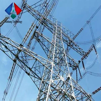 132kv Transmission Steel Ohtl Overhead Line Tower - Buy Overhead Line ...