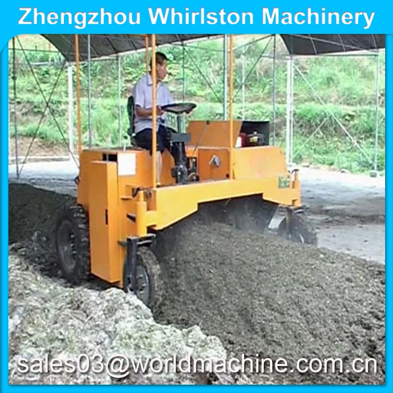 Low Price For Self-propelled Compost Turner Machine/chicken Manure ...