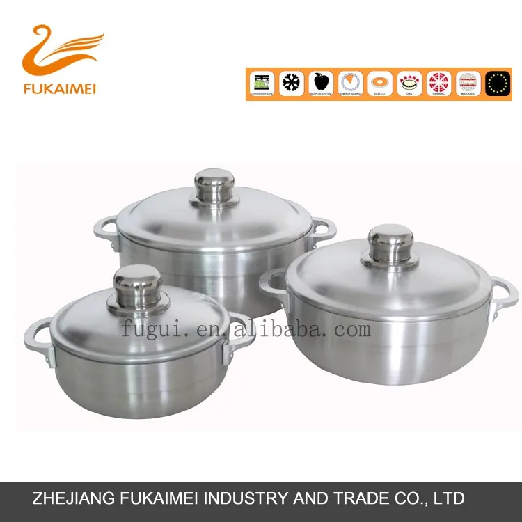 6pcs Aluminum Caldero Set - Versatile Cooking Pots