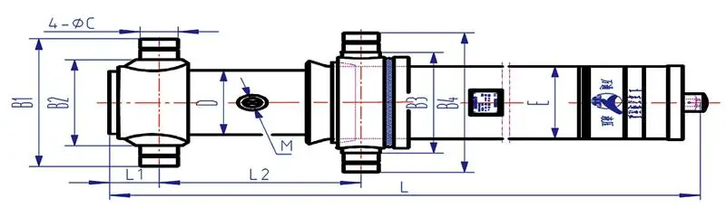 Front Mount Tipping Hydraulic Jack 5 Stages For Tipper Semi Trailer ...