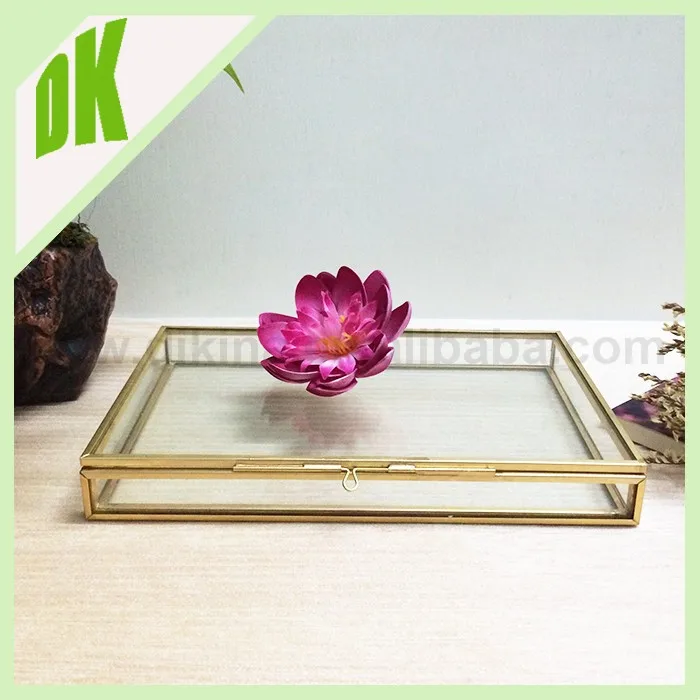 Clear Beveled Glass Display Box,4 X 6 To Hold Your Loved Keepsakes With ...