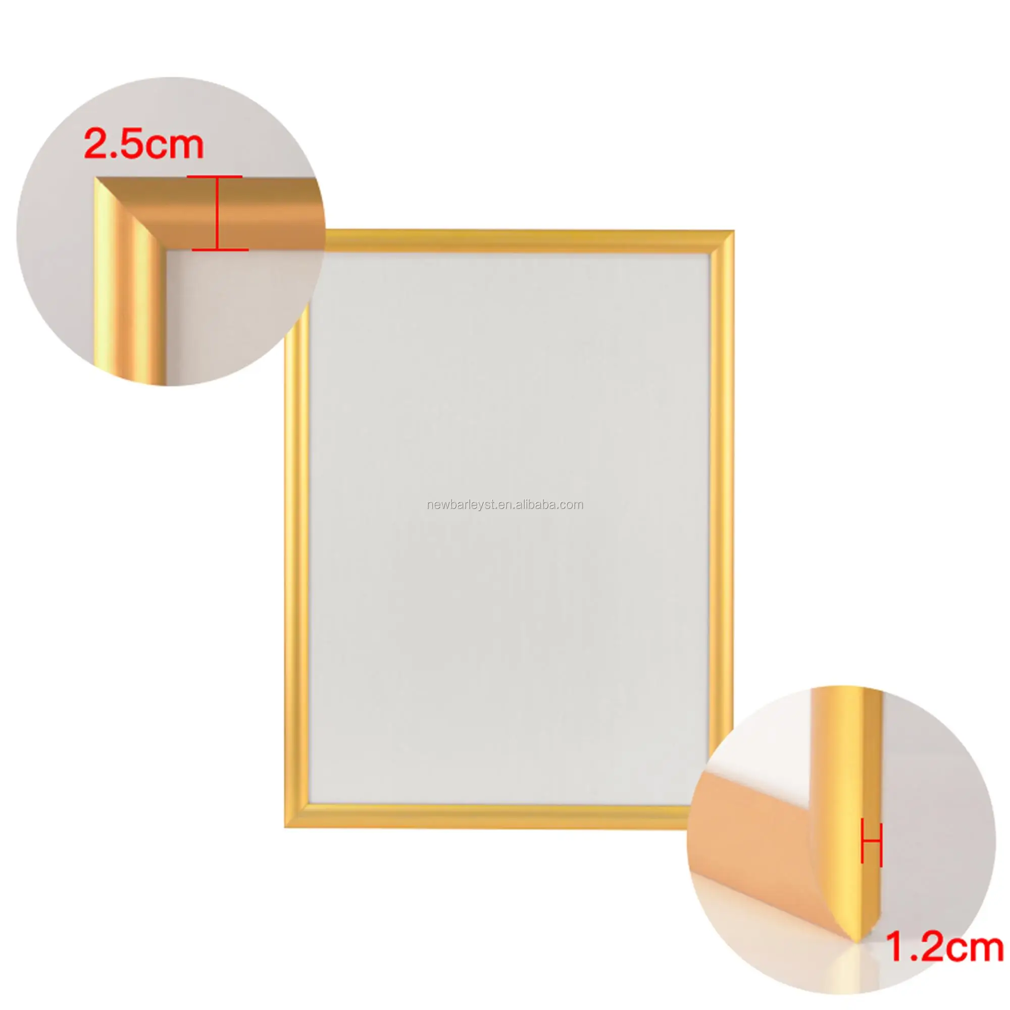 Advertising Signage Gold Poster Frame - Buy Poster Frame Moulding ...