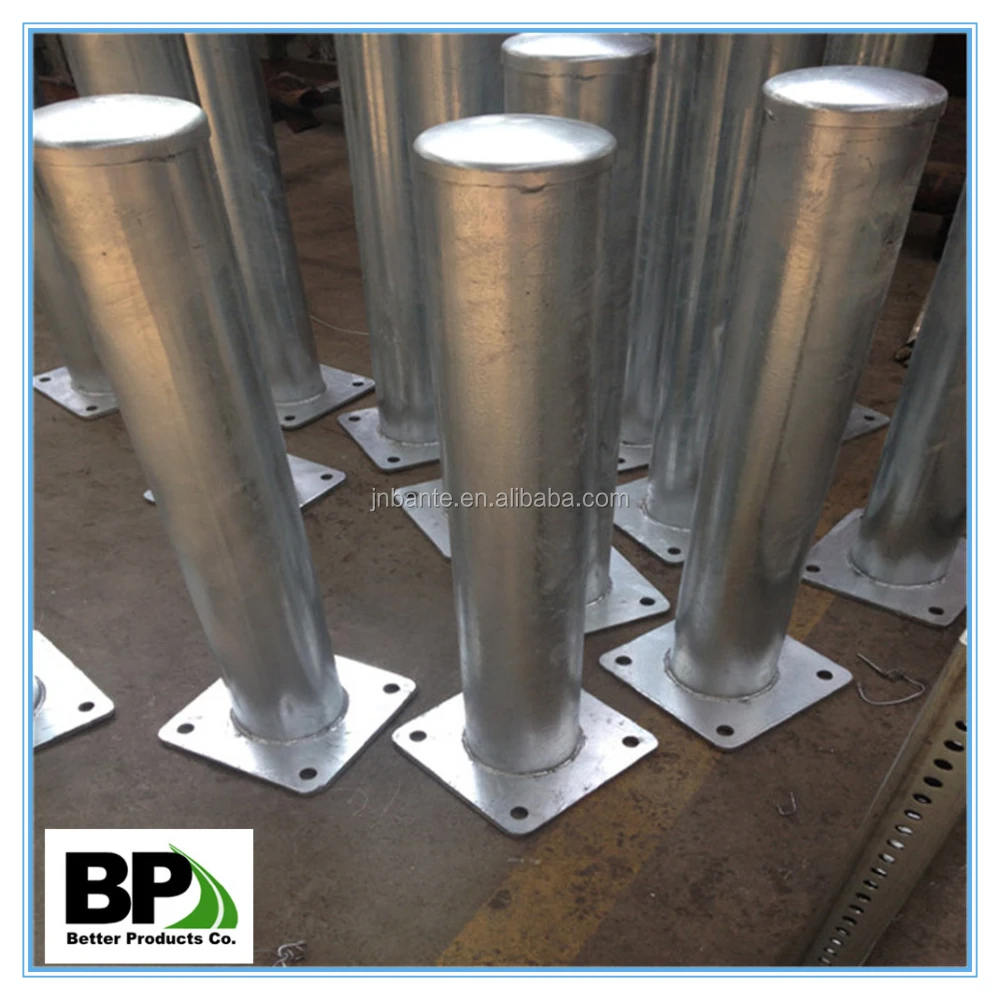 Hot Dipped Galvanized Steel Pipe Bollards - Buy Hot Dip Galvanized ...