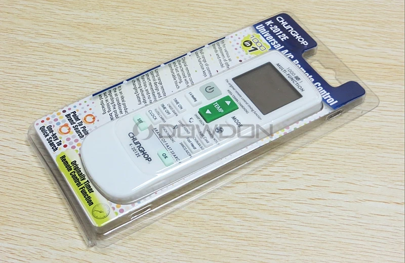 15 Keys Ir Universal Air Conditioner Remote Control Codes 1000 In 1 ...