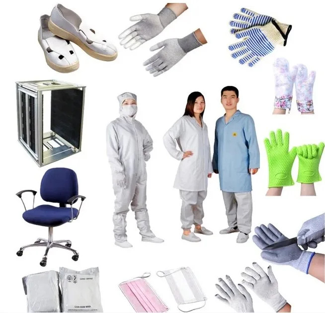 Antistatic Smock Overcoat for ESD and Cleanroom - Level D Safety ...
