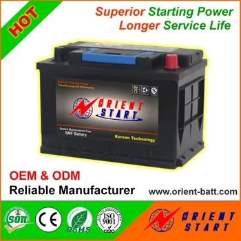 German Standard Power King Euro Car Battery 57412 - Buy Car Battery ...