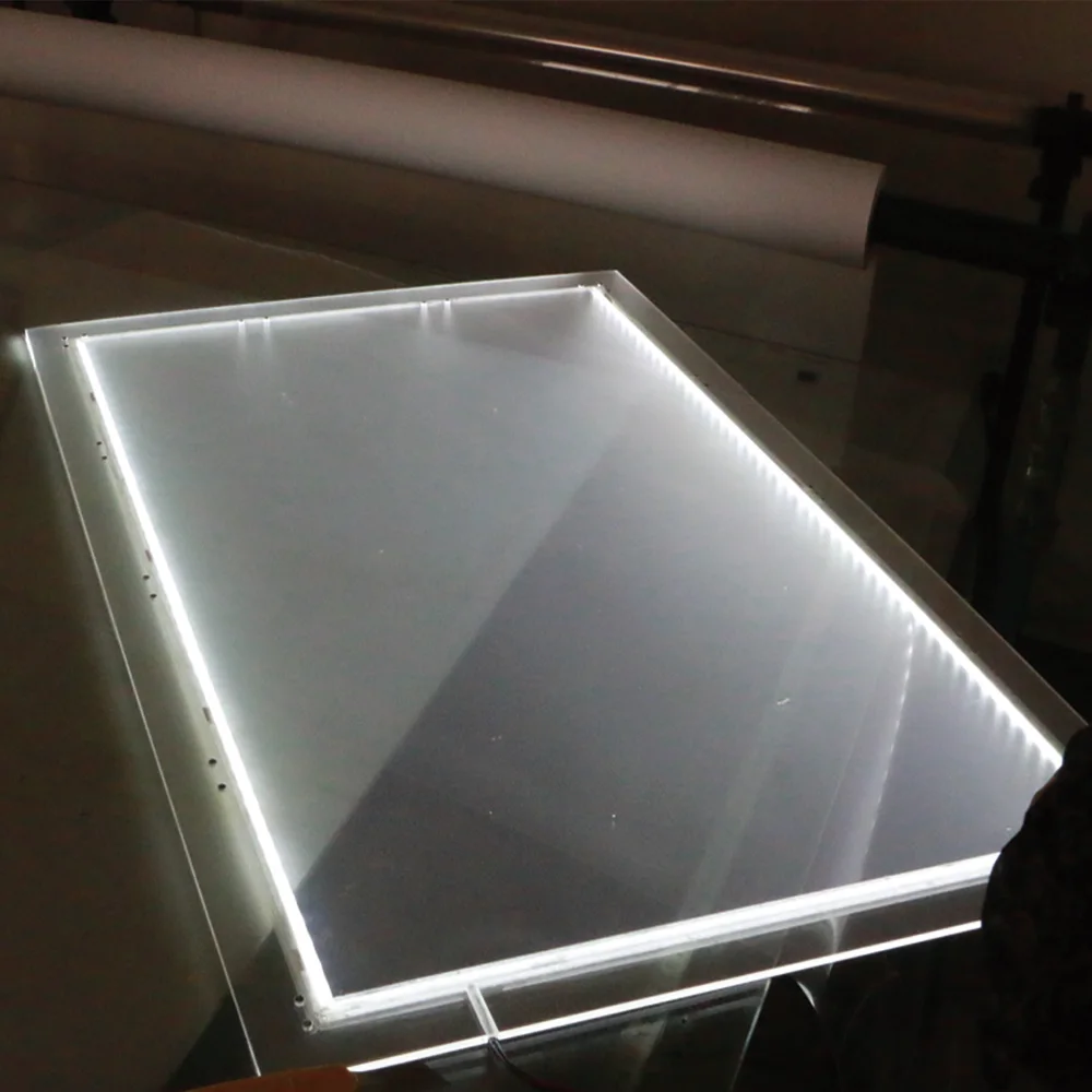 Customized Flat Price Illuminated Aluminium Alloy Frame Slim Crystal ...