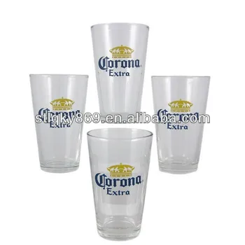 Lyt253 Advertising Corona Beer Pint Glass For Beer 16oz Glass Tumbler ...