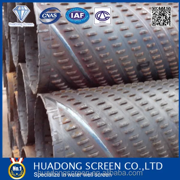 Carbon Steel Water Well Shutter Screen For Sand Controling / Water Well ...