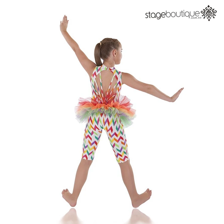 Kids Rainbow Trapeze Contemporary Circus Dance Costume Kids Leotards ...