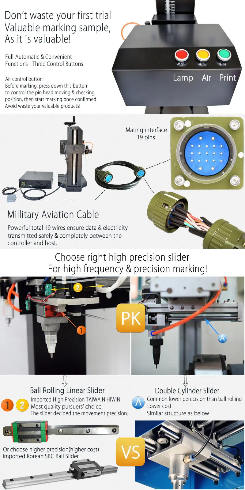 2016 New Industrial Handheld Metal Tag Marking Machine For Tag Stamping ...