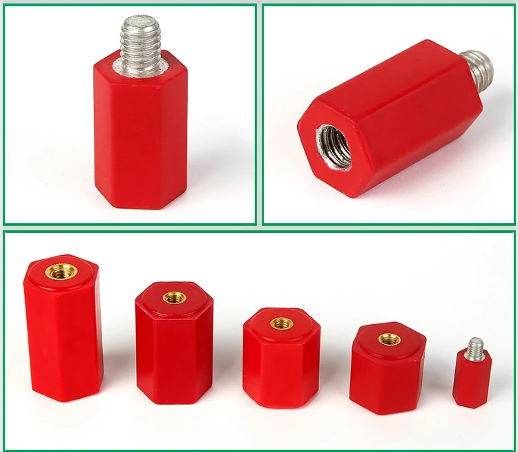 En16 Heat Resistance Insulator Hexagonal Standoff Insulators Busbar ...