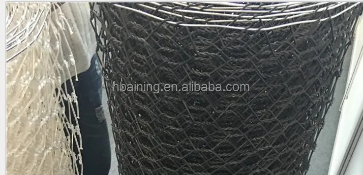 100% Polyester Hexagonal Gabion Box Cage Nets - Buy Fish Cage Net ...
