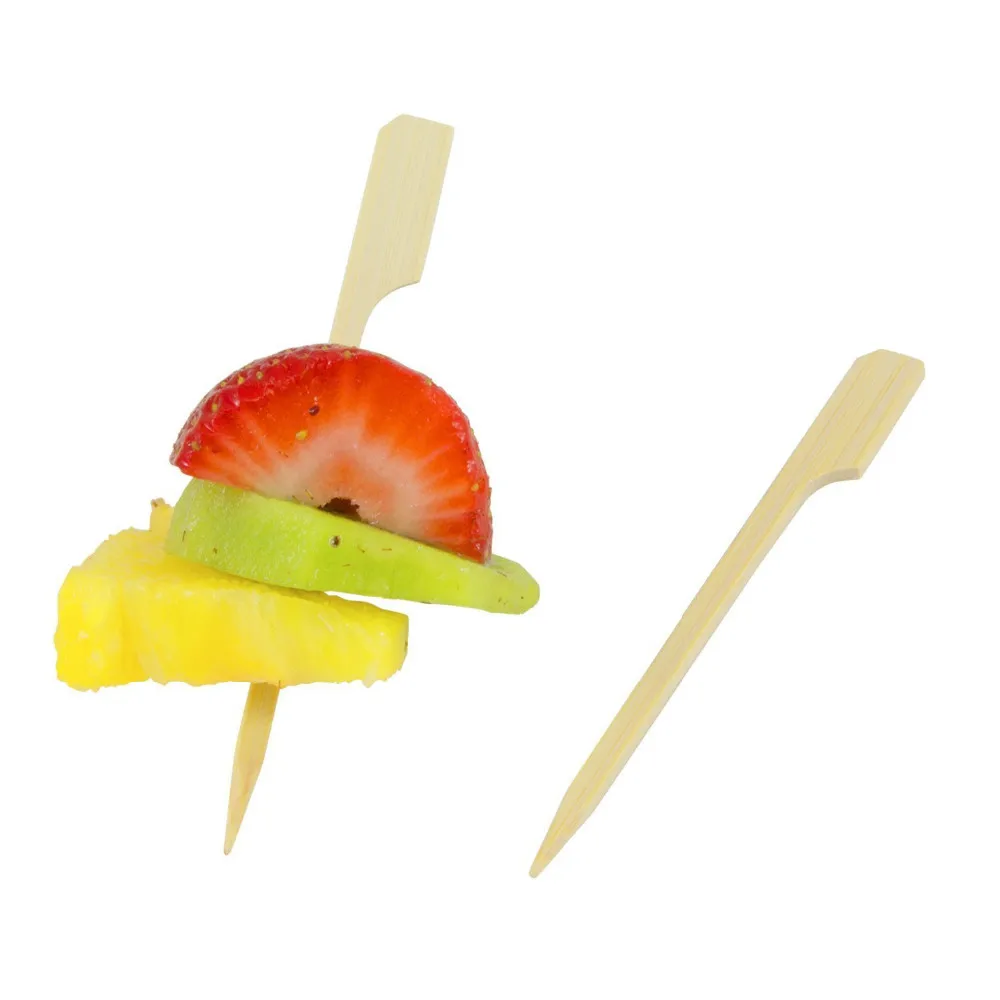 Natural Bamboo Sandwich Toothpicks,Skewers,Appetizer Picks,Paddle ...