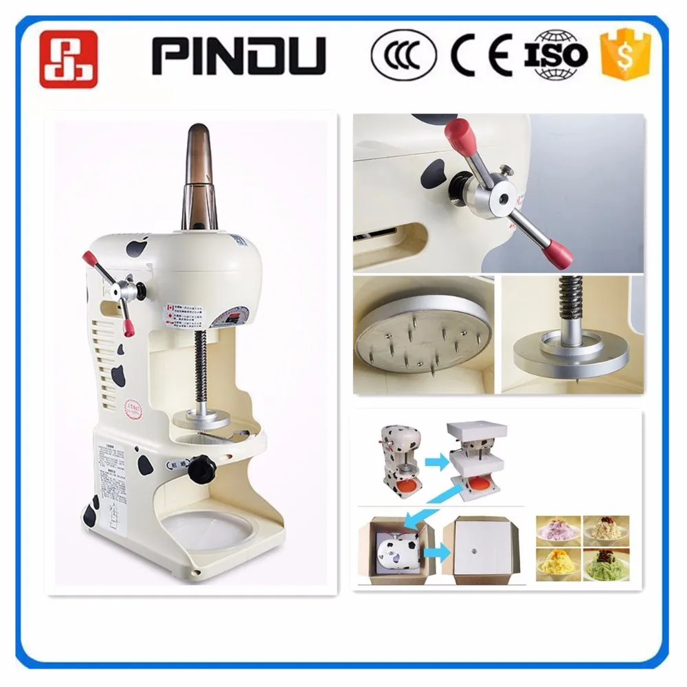 Commercial Stainless Steel Block Ice Crusher Shaver Shaving Machine ...