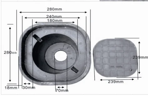 Pvc Material Inspection Earth Pit Low Price - Buy Inspection Earth Pit ...